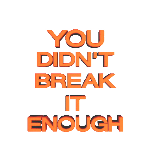 Break Falling Sticker by Griff for iOS & Android | GIPHY