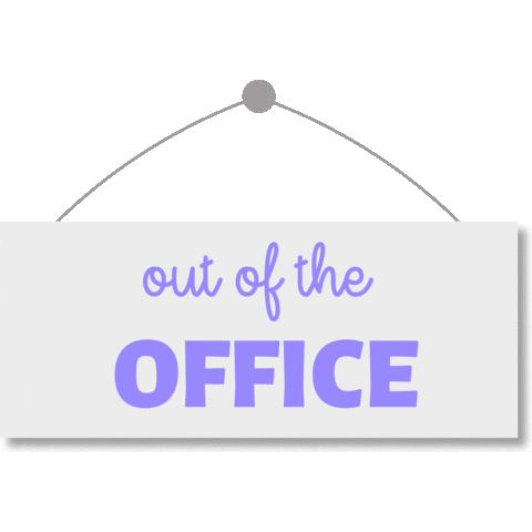 Out Of The Office Sticker for iOS & Android | GIPHY