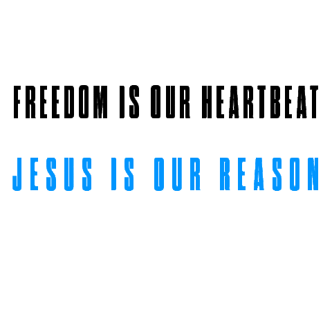 Jesus Freedom Sticker by Refuge Ranch for iOS & Android | GIPHY