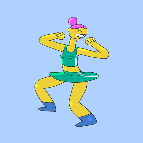 Frame By Frame Happy Dance GIF by Oksana Kurmaz Art & Animation - Find ...