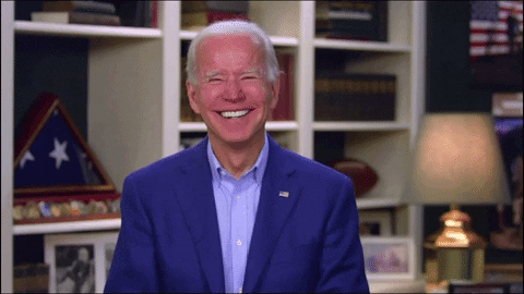 Joe Biden Smile GIF by The Late Show With Stephen Colbert - Find ...