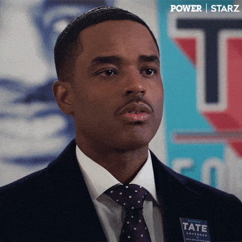 Confused Larenz Tate GIF by Power - Find & Share on GIPHY