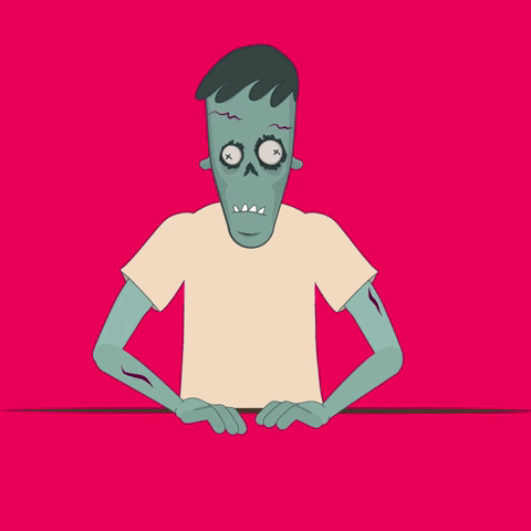 Zombie Eatingbrain GIF - Find & Share on GIPHY