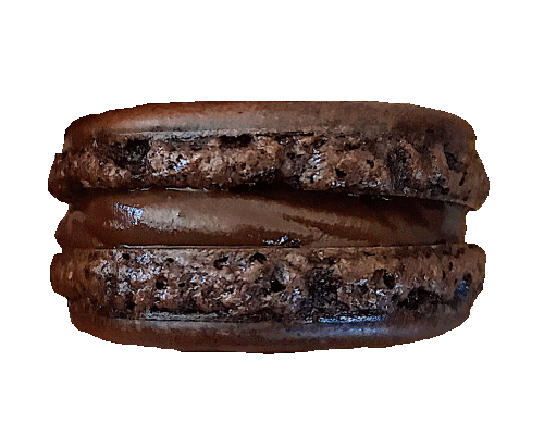Chocolate Macaron Sticker by Poeme Macarons for iOS & Android | GIPHY