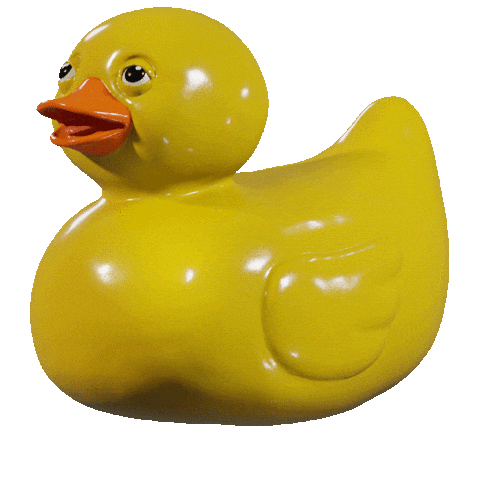 Rubber Duck Sticker by jellygummies for iOS & Android | GIPHY