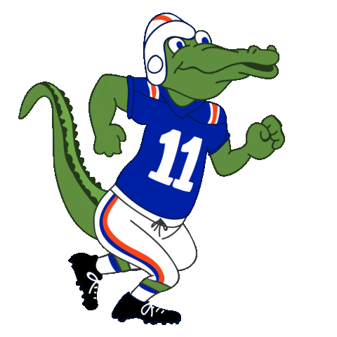 Football Orange Sticker by University of Florida for iOS & Android | GIPHY