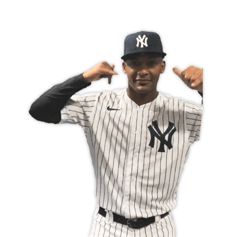 Point Up New York Sticker by New York Yankees for iOS & Android | GIPHY