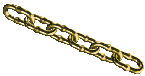 Gold Chain Sticker by Cavan Infante for iOS & Android | GIPHY