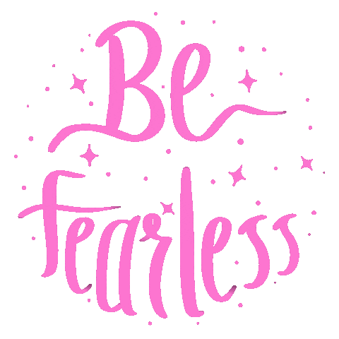 Be Fearless Pink Friday Sticker by MissAllThingsAwesome for iOS ...