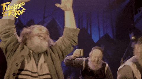 To Life Joy GIF by FIddler on the Roof - Find & Share on GIPHY