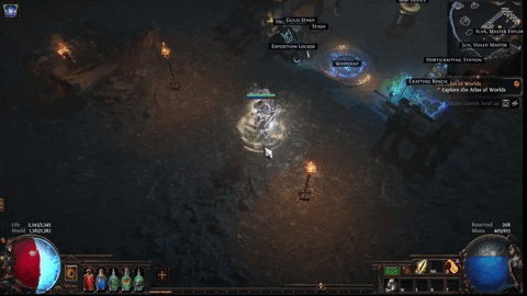 Rolling magma arcanist brand interactions : r/PathOfExileBuilds