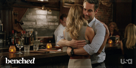 Eliza Coupe Nina Whitley GIF by Benched - Find & Share on GIPHY