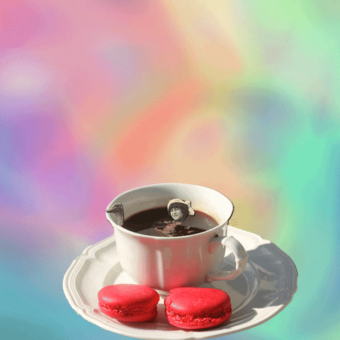 Cup Macaron GIF by Anne Horel - Find & Share on GIPHY