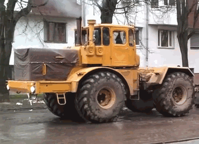 Happy Bulldozer GIF - Find & Share on GIPHY
