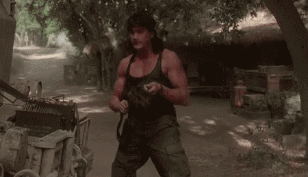 rambo animated GIF