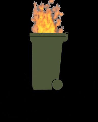 Fire Trash GIF - Find & Share on GIPHY