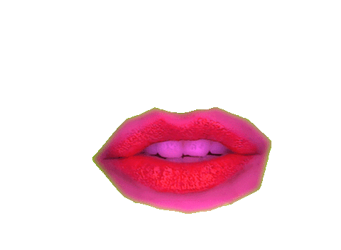 Lips Talking Sticker by Captured Tracks for iOS & Android | GIPHY