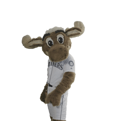 Seattle Mariners Mariner Moose Sticker by MLB for iOS & Android | GIPHY