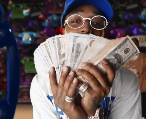 Pick Up Money GIF by DaBaby - Find & Share on GIPHY