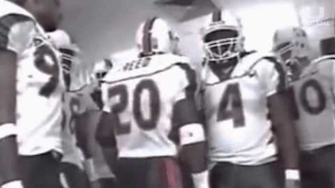Ed Reed GIF by Miami Hurricanes - Find & Share on GIPHY