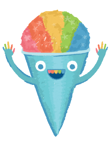 Shaved Ice Snowcone Sticker by Idea Distribution LLC for iOS & Android ...