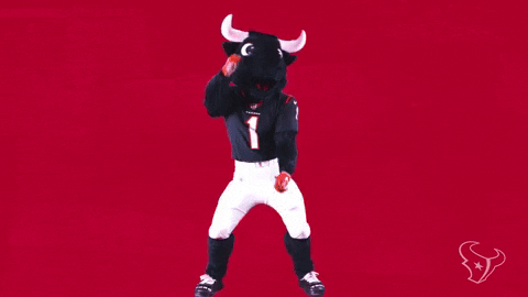 Toro Dancing GIF by Houston Texans - Find & Share on GIPHY