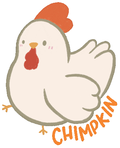 Farm Animal Chicken Sticker for iOS & Android | GIPHY