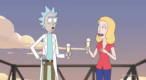 Season 4 Champagne GIF by Rick and Morty - Find & Share on GIPHY
