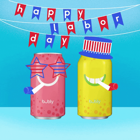Labor Day Bubly Water GIF by bubly - Find & Share on GIPHY