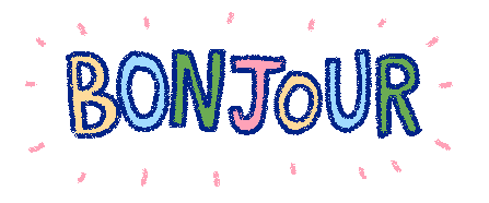 Bonjour Sticker by Marie Spénale for iOS & Android | GIPHY