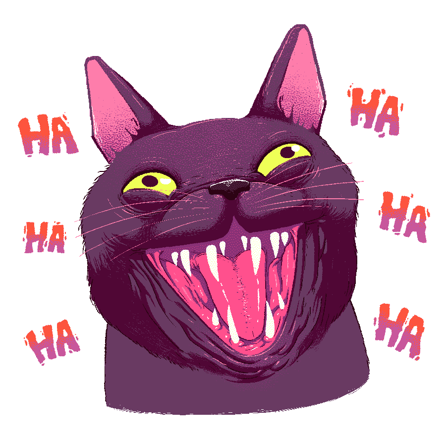 Animation Cat Sticker by CC for iOS & Android | GIPHY