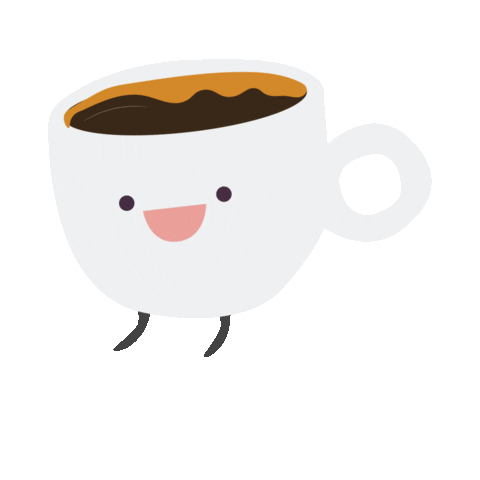 Happy Coffee Sticker by Carrotsticks & Cravings for iOS & Android | GIPHY