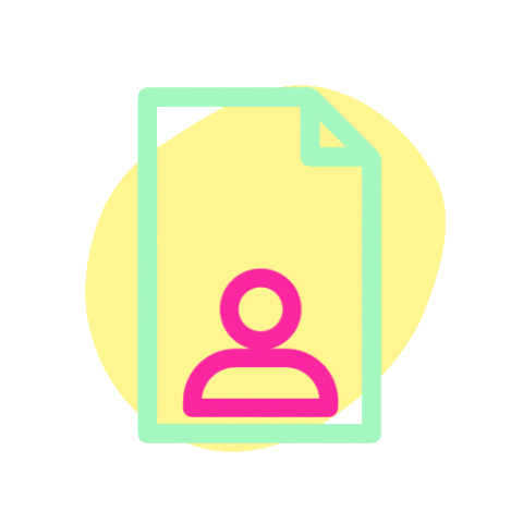 Profile Sign In Sticker by VismeApp for iOS & Android | GIPHY