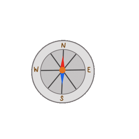 Direction Compass Sticker for iOS & Android | GIPHY