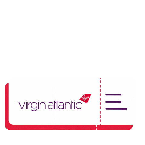 Landing Lets Go Sticker by Virgin Atlantic for iOS & Android | GIPHY