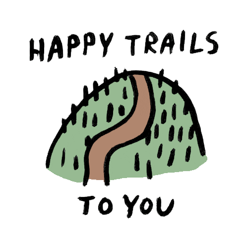 Camping Happy Trails Sticker by Aerie for iOS & Android | GIPHY
