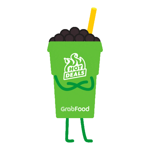 Food Grab Sticker by GrabFoodMY for iOS & Android | GIPHY