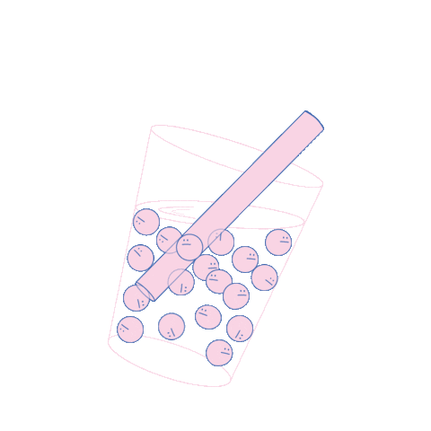 Bubble Tea Drink Sticker by MelbourneCentral for iOS & Android | GIPHY