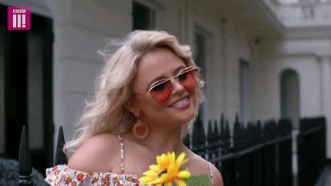 Emily Atack Breaking Fashion GIF by BBC Three - Find & Share on GIPHY
