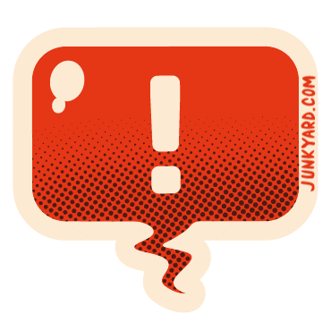 Exclamation Speechbubble Sticker by Junkyard for iOS & Android | GIPHY
