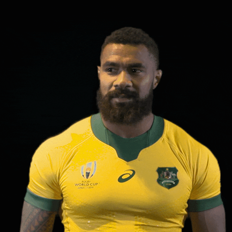 Rugby World Cup Reaction GIF by Wallabies Official - Find & Share on GIPHY