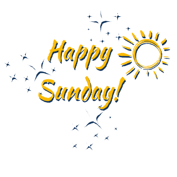 Happy Sunday Sun Sticker by Pur Group Int. for iOS & Android | GIPHY