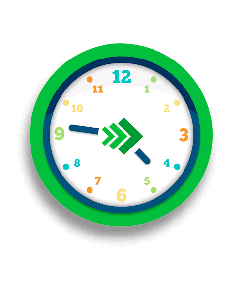 Time Clock Sticker by CrediavanceFinanciera for iOS & Android | GIPHY