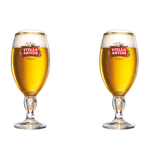 Beer Cheers Sticker by Stella Artois Korea for iOS & Android | GIPHY