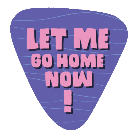 Go Home Omg Sticker by Novanda Prayogatama for iOS & Android | GIPHY