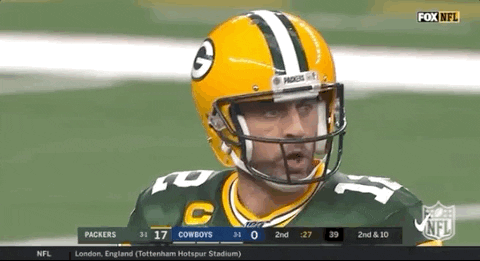 Aaron Rodgers Football GIF by NFL - Find & Share on GIPHY