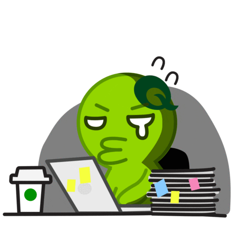 Sad Work Sticker by Qoo10 Singapore for iOS & Android | GIPHY
