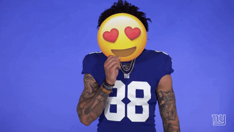 Evan Engram Sport GIF by New York Giants - Find & Share on GIPHY