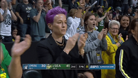 Megan Rapinoe Sport GIF by WNBA - Find & Share on GIPHY