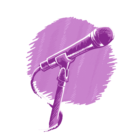 Microphone Sing Sticker by Eugene O'Neill Theater Center for iOS ...